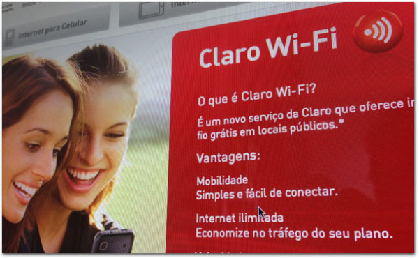 Operadora Claro usa forma diferente de conectar seus clientes no seu ...