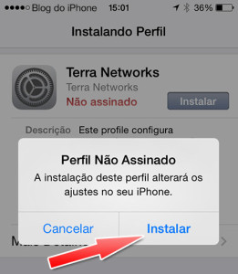 Como configurar automaticamente um email do Terra no iPhone ou no iPad