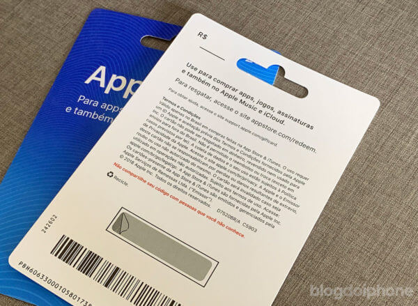 Aprenda como resgatar um cartão presente na App Store brasileira