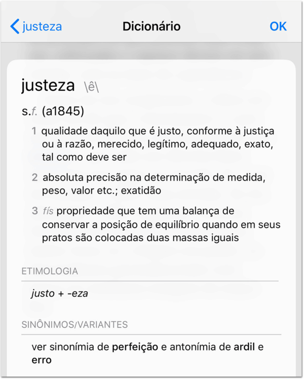 Veja como usar o dicionário de português incorporado no iOS
