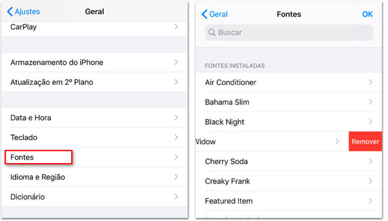 Como instalar fontes (letras) diferentes no iPhone/iPad com o iOS 13