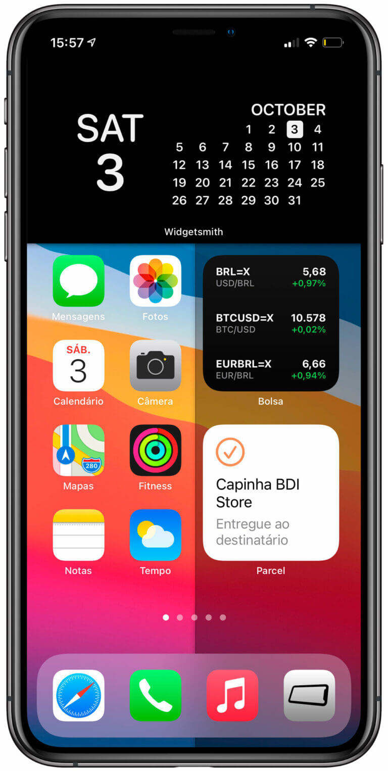 Use efeitos em wallpapers para dar um melhor visual nos widgets do iOS 14