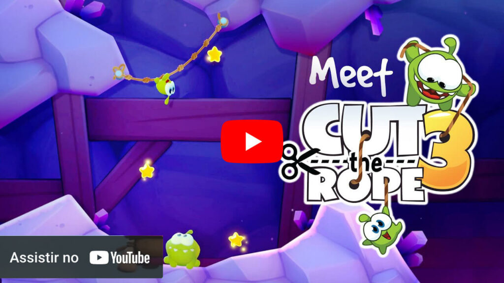 Cut the Rope 3 é lançado exclusivamente para plataformas da Apple