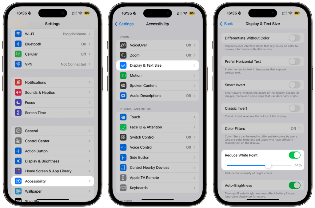How to Dim Your iPhone Screen at Night