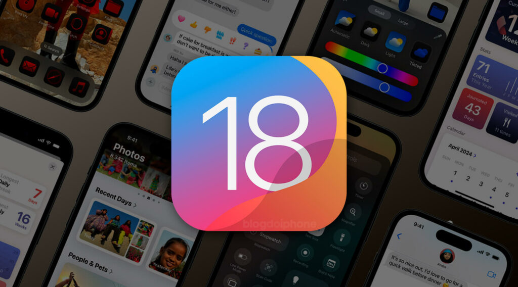 Lista com todas as novidades do iOS 18