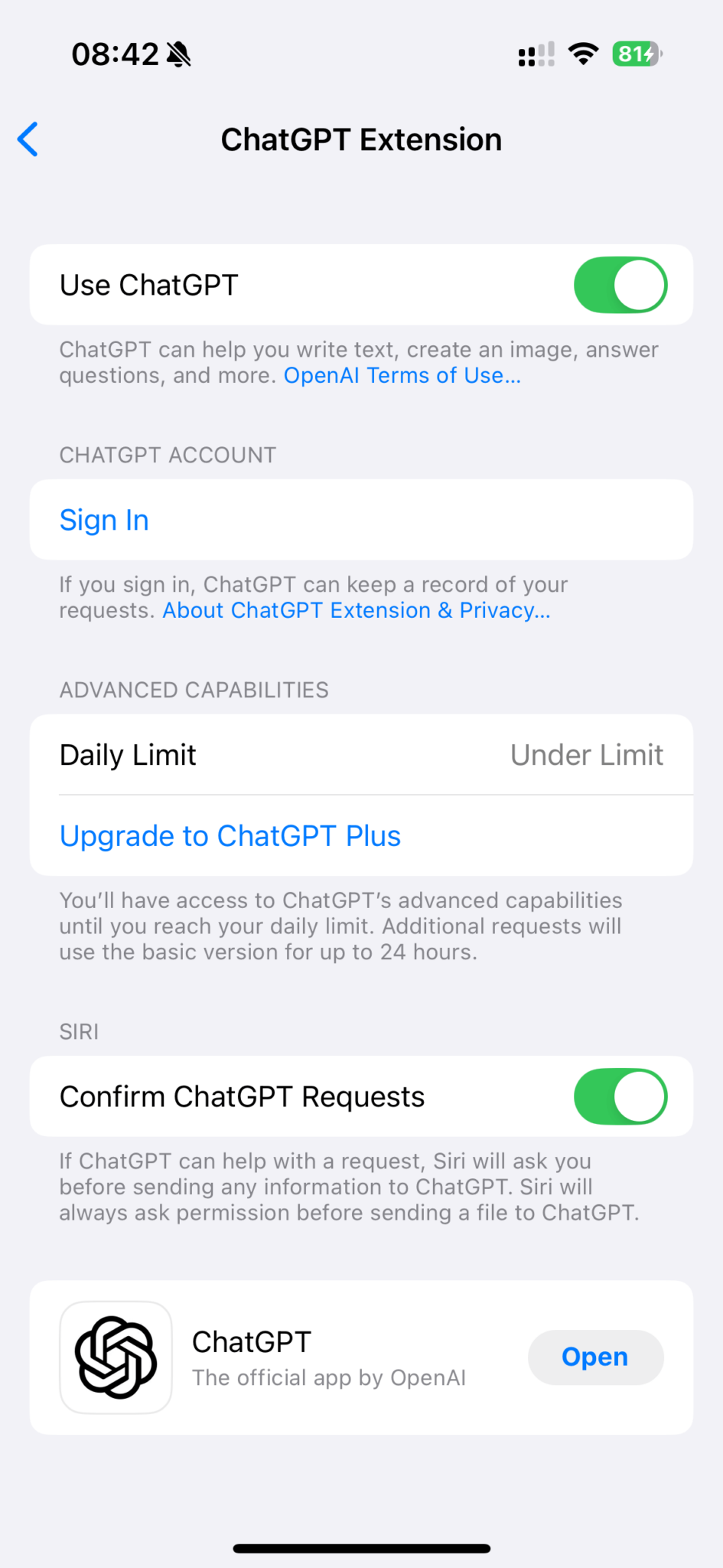 Como funciona a integração do ChatGPT no iOS 18.2 e como usar no Brasil